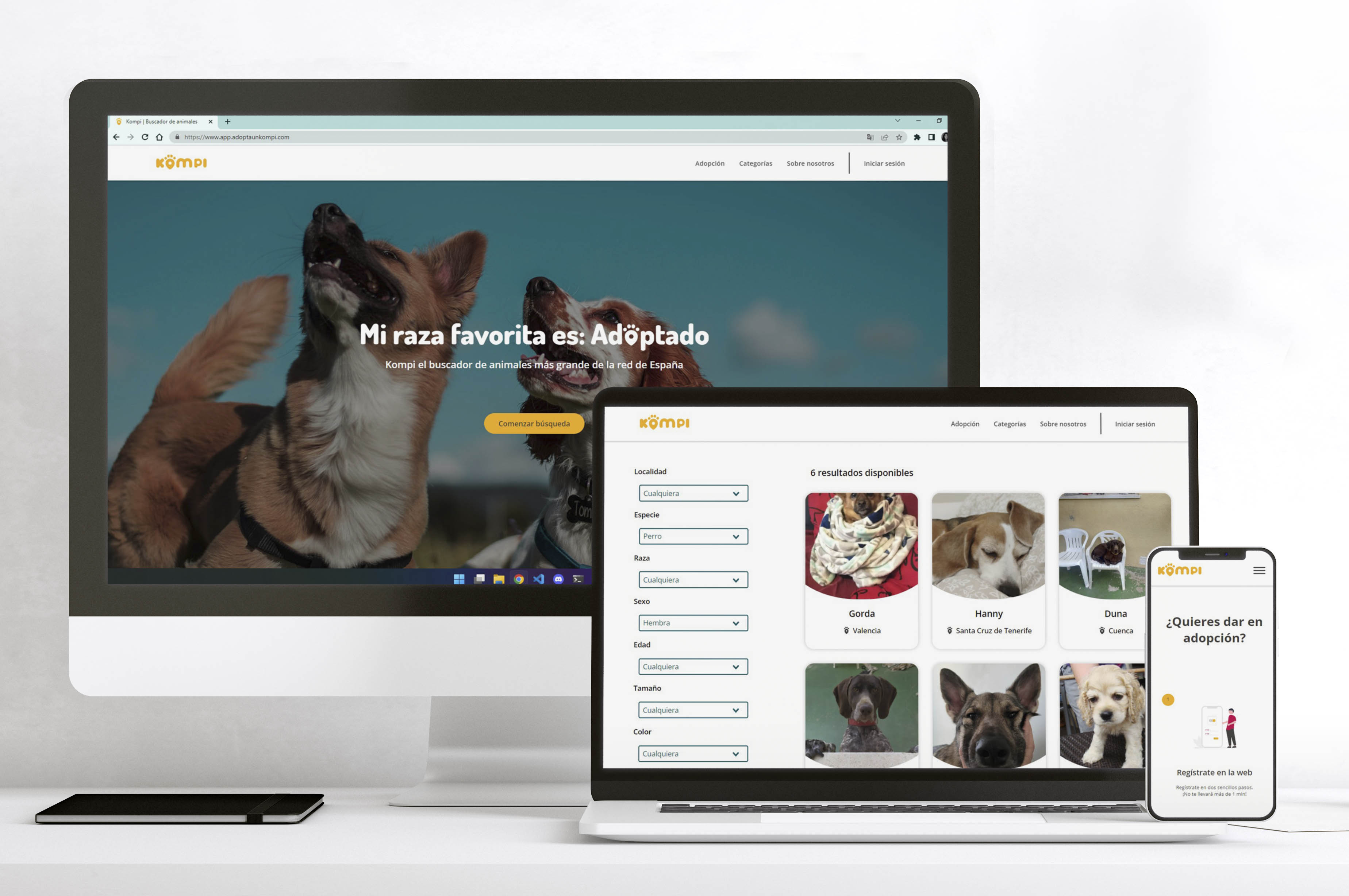 Kompi | Buscador de animales